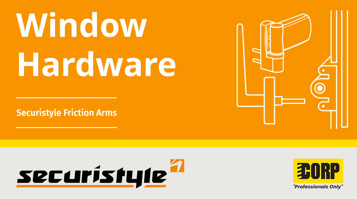 Securistyle Friction Arms for uPVC | Window Hardware | CORP Trading