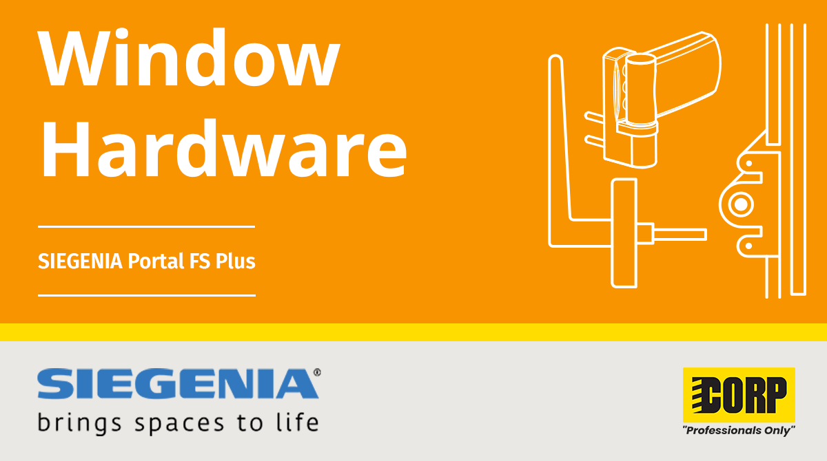 SIEGENIA Portal FS Plus | Window Hardware for Aluminium | CORP Trading
